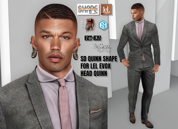 Second Life Marketplace - [SHAPEshifters]QUINN SHAPE LEL EVOX QUINN ...